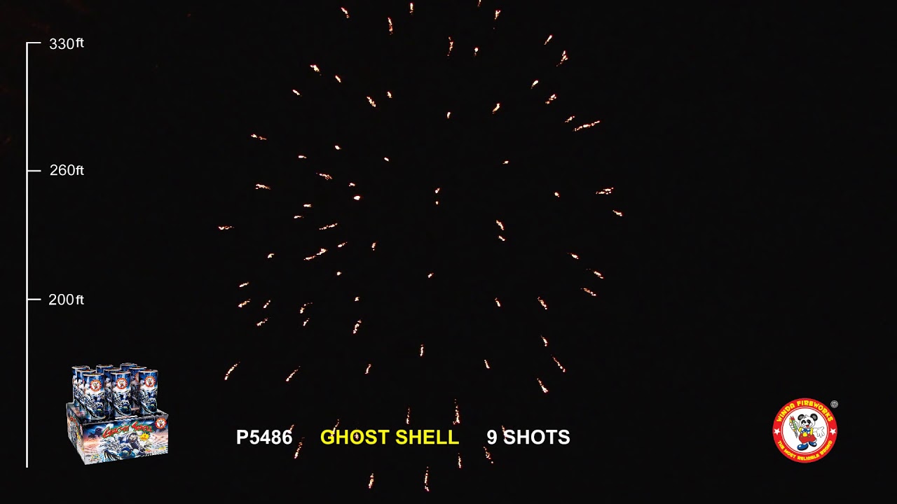 P5486 GHOST SHELL 9'S WINDA FIREWORKS