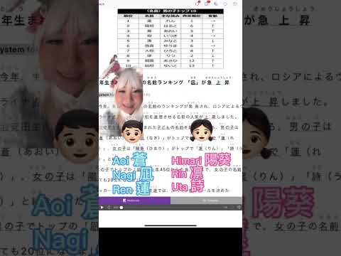 Top Baby Names in Japan 2022