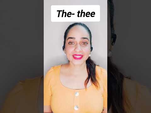 Do you pronounce "the" correctly? #learnenglish #englishpronunciation #englishtips #ytshorts
