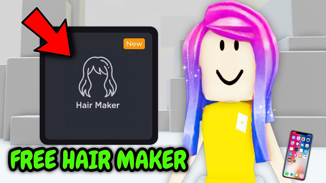 Roblox Added HAIR MAKER for MOBILE!