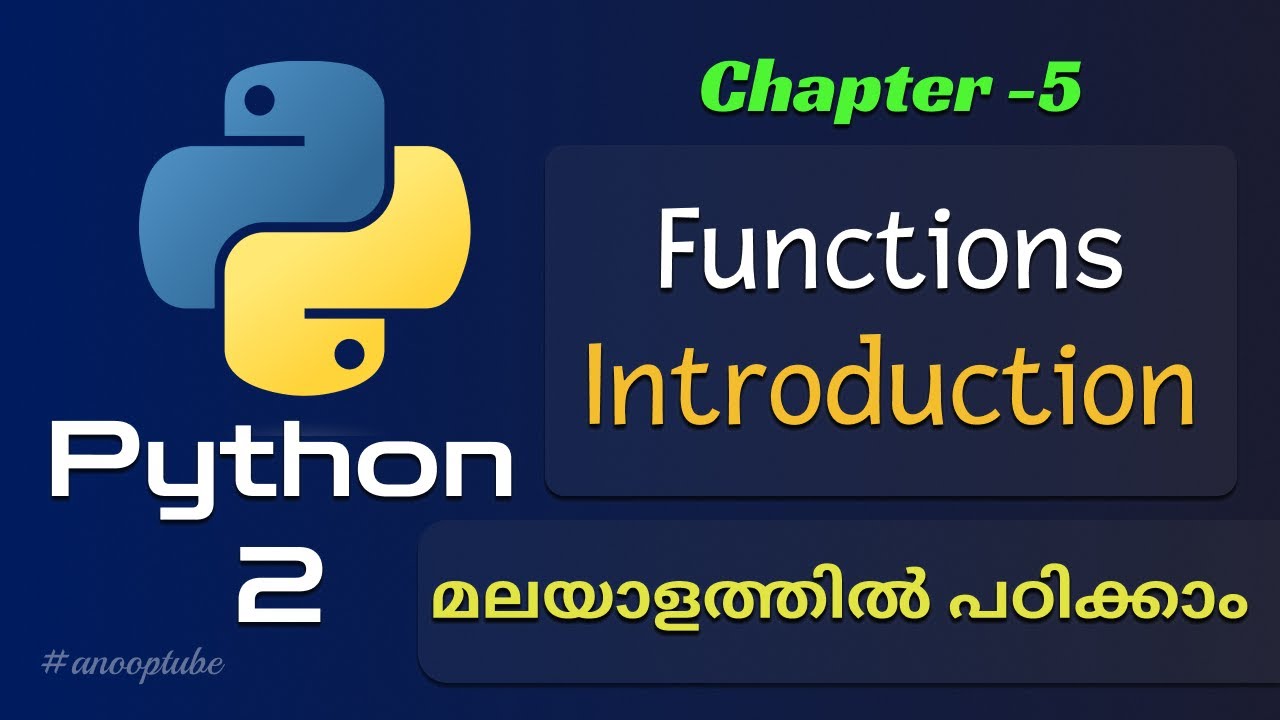 Python Function | Python Tutorial 5 | Python Tutorial in Malayalam