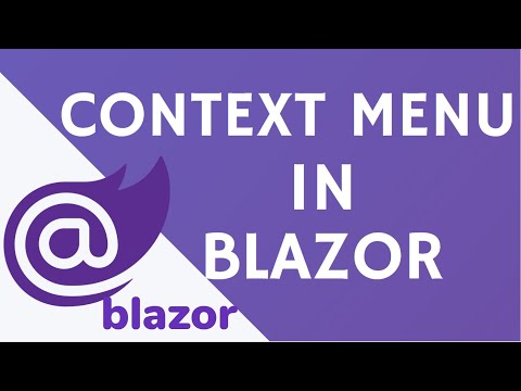 Learn Blazor Context Menu Component | Right Click Menu - Mind Luster