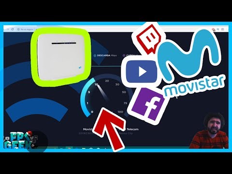 prueba de INTERNET MOVISTAR HOGAR en SPEEDTEST