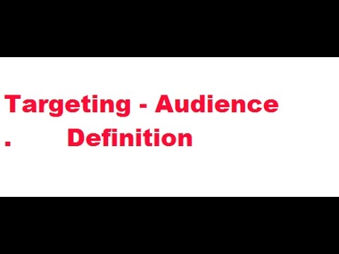 Targeting Audience Definition | Facebook for Business
