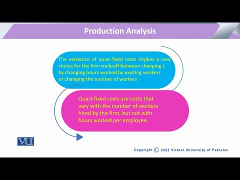 Financial Constraints: Quasi-Fixed Cost | Microeconomic Analysis | ECO614_Topic148