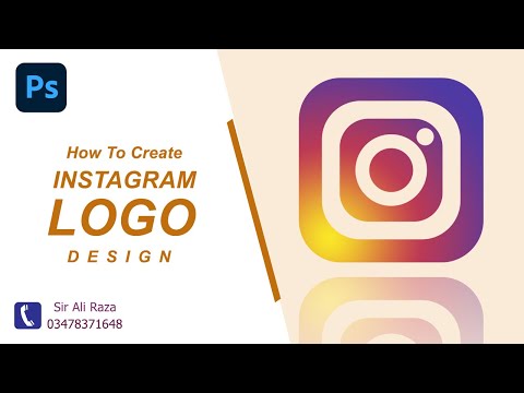 How To Create A Instagram Logo Disign In Adobe Photoshop Cc #letsdiscover #Photoshopcc #siraliraza