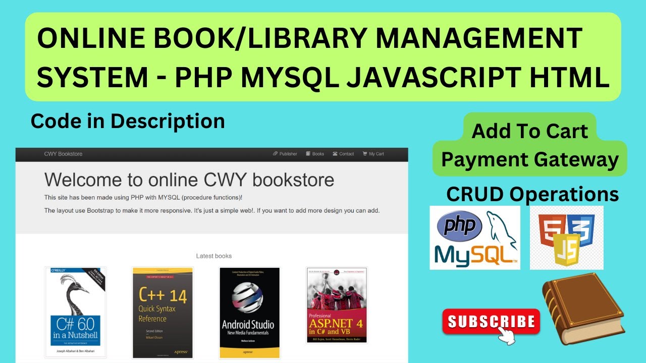 Book / Library Management System using PHP MySQL JavaScript HTML CSS - Code Available ❤️