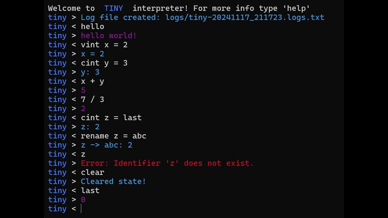 Devlog #1 - TINY.exe showcase
