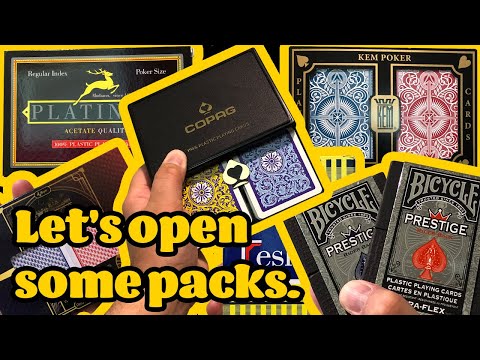 Which is the BEST?! Comparing Top Brand 100% Plastic Playing Cards - KEM, COPAG, Modiano and more!