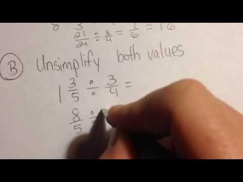Dividing Fractions by Unsimplifying the Dividend