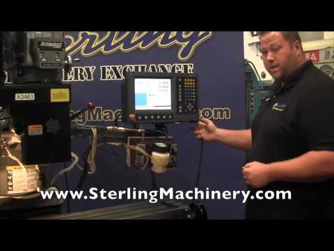 SUPER CLEAN 9" x 49" Used Bridgeport 3 Axis CNC Vertical Milling Machine, Quick Change Tooling, ...