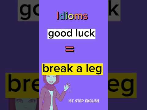 instead of saying "good luck" you better say... #idioms #phrases #good_luck #advancedenglish #ielts