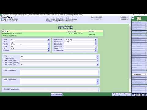 EPMA - Active Med to TTO and TTO Review