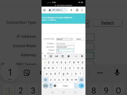 how to setup static ip on router tp link #shorts #shortsvideo #shortvideo