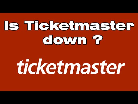 Is Ticketmaster down ?