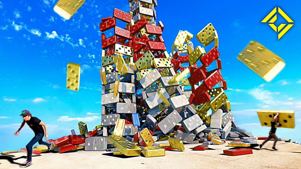 World's BIGGEST Domino Run