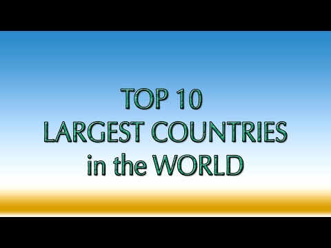 Top 10 Largest Countries by Area