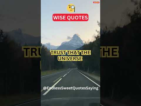 Unwavering Trust: Embracing the Universe's Plan Amidst Uncertainty #quotes #wisequotes