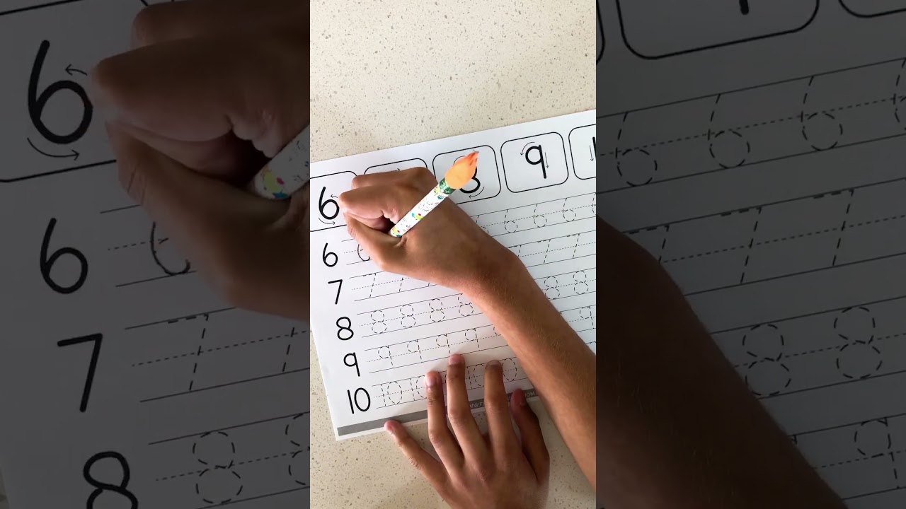 Free Number Tracing Worksheets 1-20 PDF Downloads