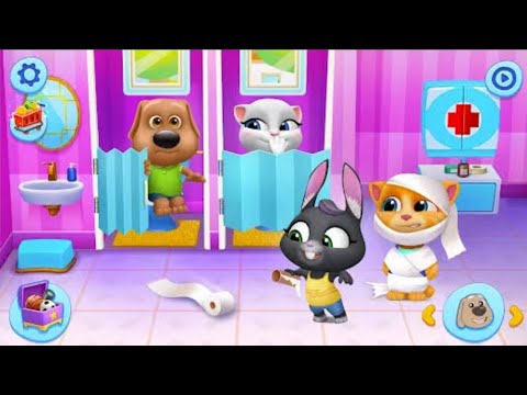 My Talking Tom Friends gaming || it's game time || Hey I am Tom ! || @shortfilms1982