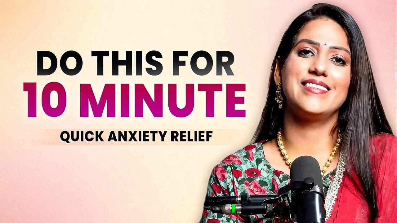 Release Your Anxiety NOW: 10-Minute Energy Healing Session to Feel Calm | Dr. Karishma Ahuja