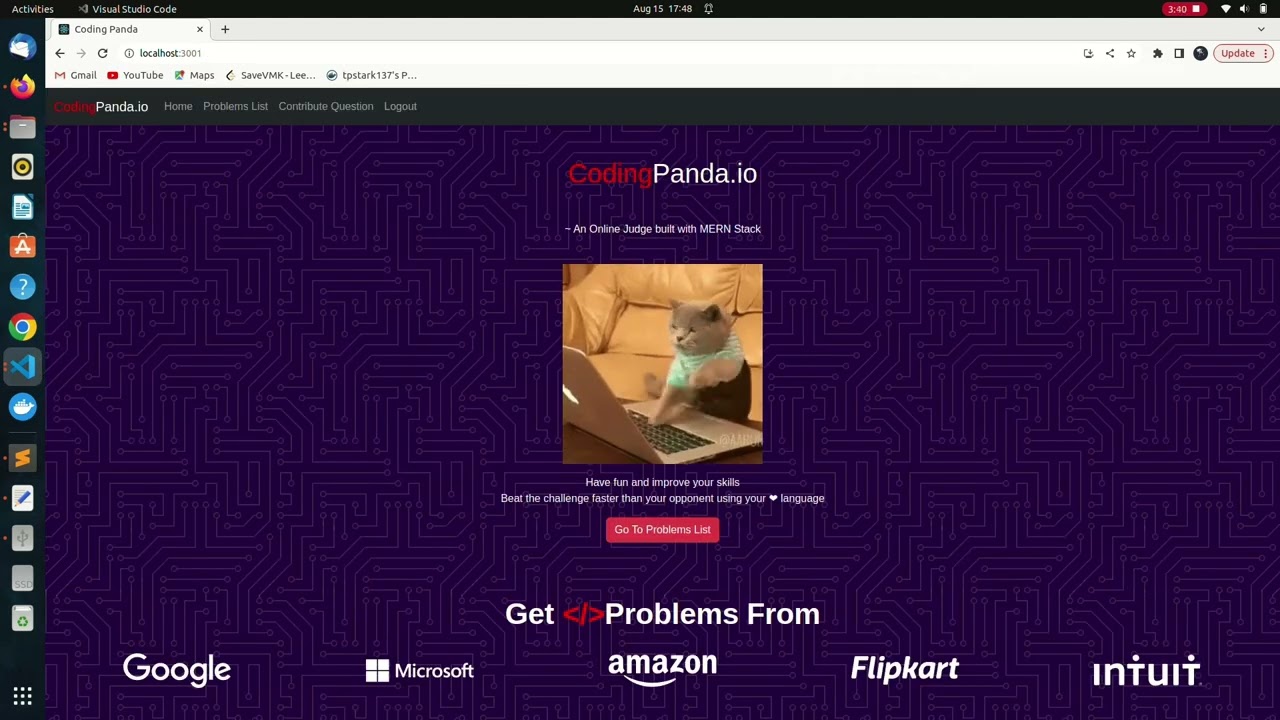 Scalable Online Judge | MERN Project | CodingPanda.io