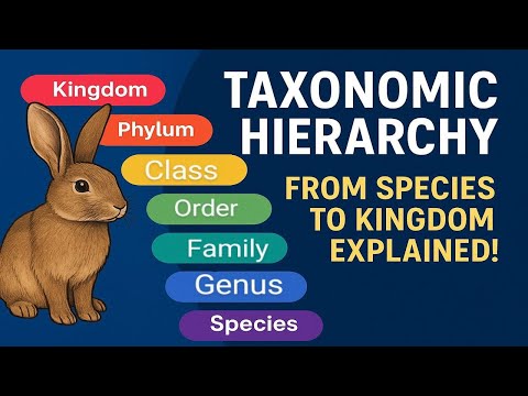 "Taxonomic Hierarchy Explained: The 7 Levels of Classification!"