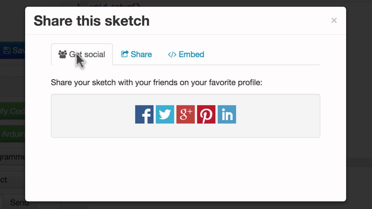Cloud Based Arduino IDE using Codebender