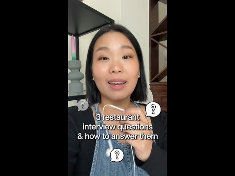 3 job interview questions & answers for servers: Part 1
