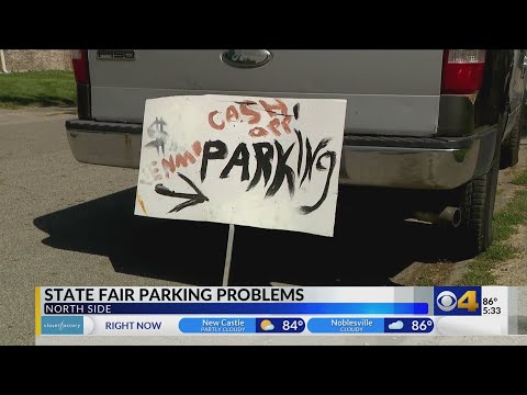 Parking problems near the Indiana State Fair