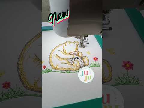 NEW Winnie-the-Pooh Embroidery Designs! #winniethepooh #machineembroidery