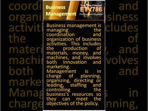 Business Management/1/Definition