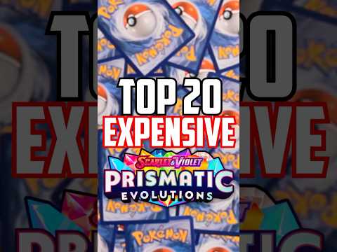 Top 20 Most Expensive Prismatic Evolutions Pokemon Cards (MARCH)