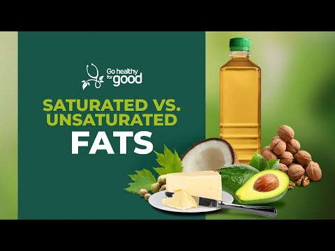 Saturated fats vs. Unsaturated fats