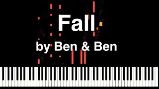 Ben&Ben - Fall (piano sheet music) by Mel's Music Corner แผ่น
