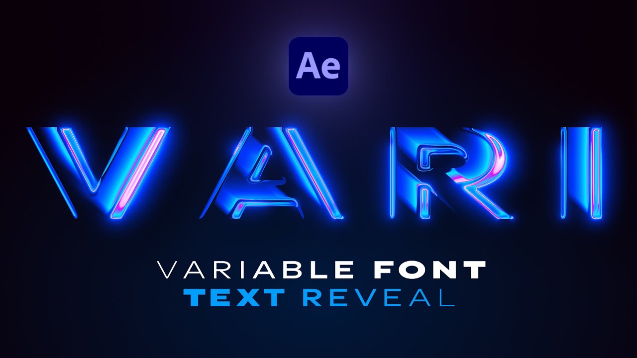 After Effects 2026: NEW Variable Fonts Make Text Reveals Stupidly Easy  | Tutorial