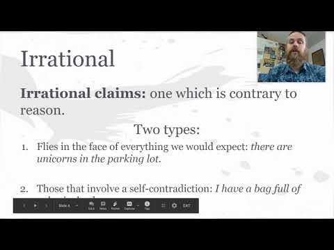 Rational, Non-rational, and Irrational Claims