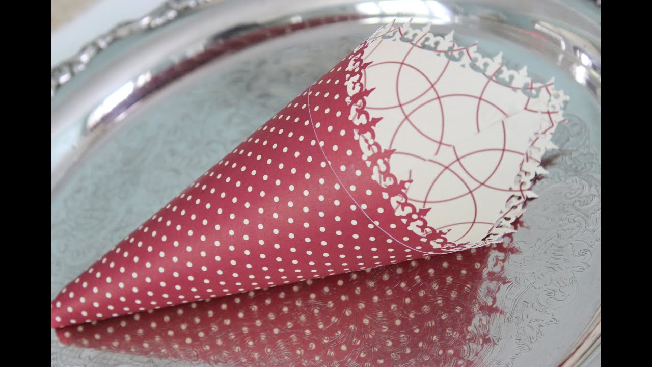 PARTY PLANNING TIPS:  Paper Cones Tutorial