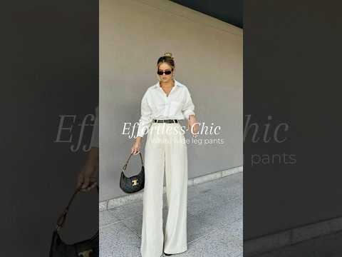 Effortless chic outfit for summer 🤍 #chic #effortlesschic #outfitideas #fashion
