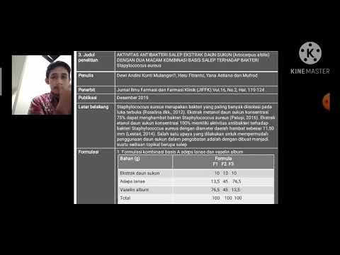 Review jurnal penelitian obat bisul