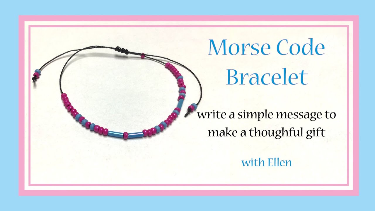 Morse Code Bracelet. Make It With Spellbound