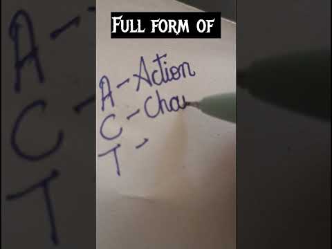 ACT full form #shorts #acronyms #learnfullforms #learnenglish #shortforms #english #learn #viral