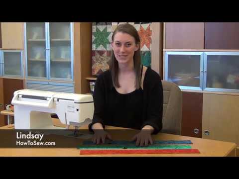 The Trick to Sewing Long Strips