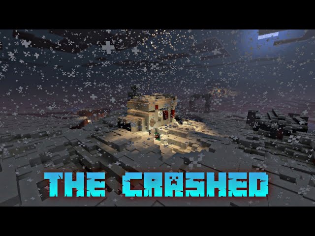 The Crashed a Winter survival world 🌍🛩️ Minecraft Map