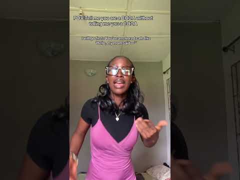 Coda in the house let’s hear yours #signlanguage #fyp #viralvideo #CODA #deafparent