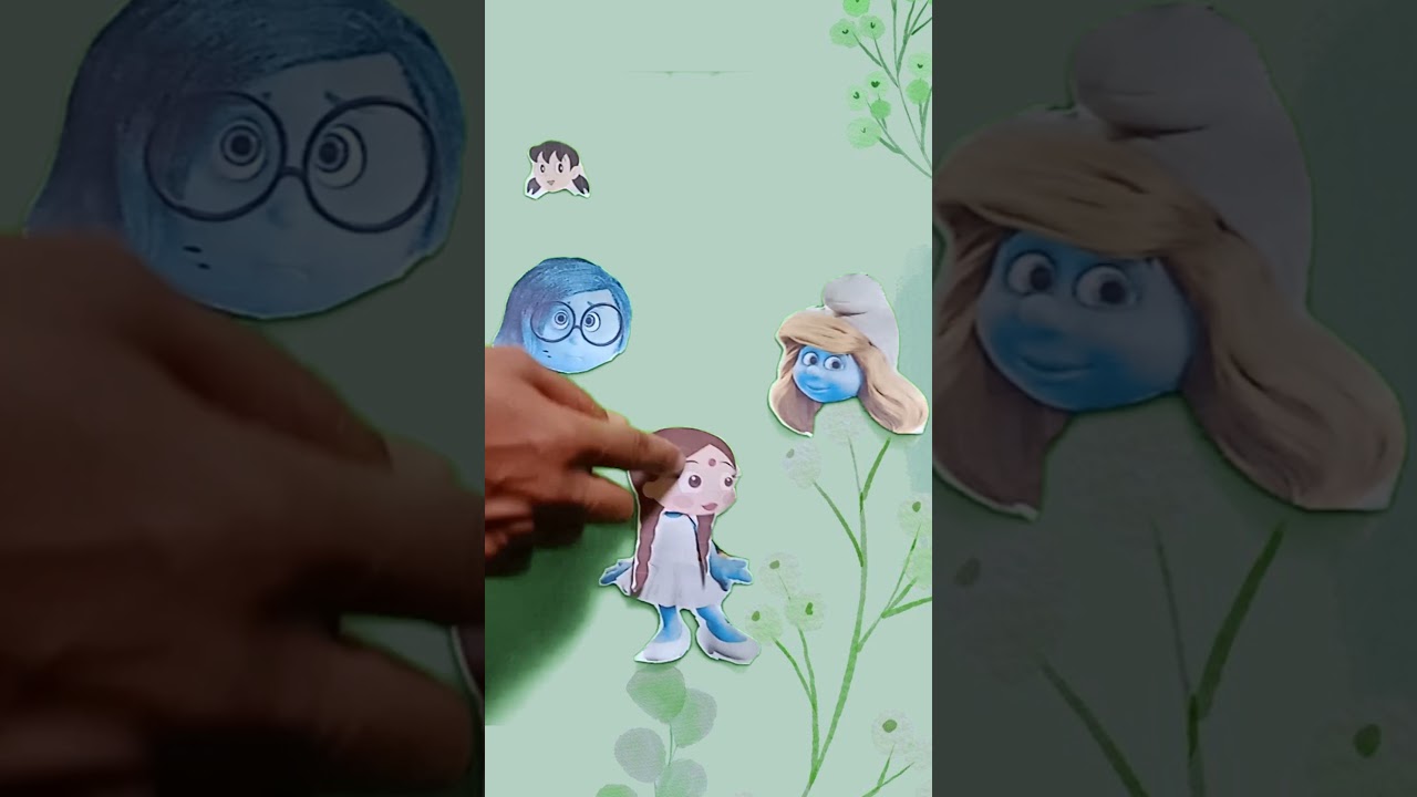 blue cartoon character #youtubeshorts #shorts