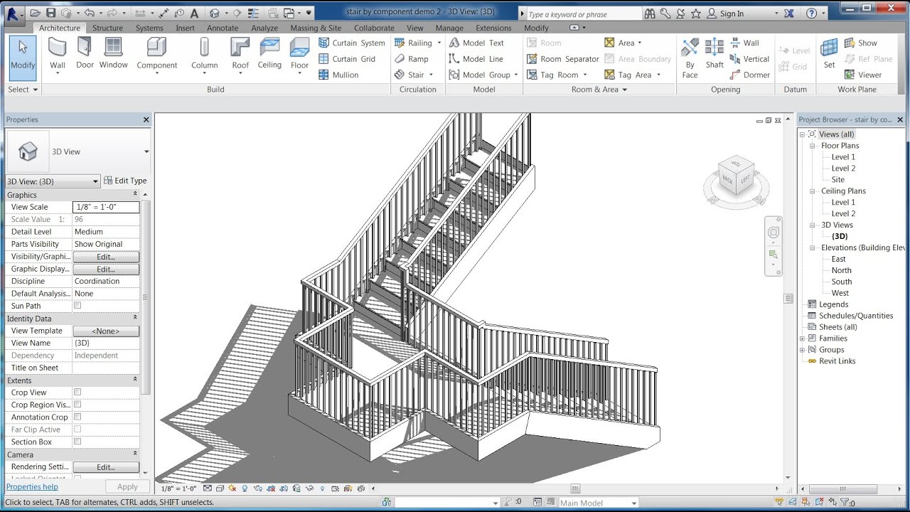 Revit Tutorials: Creating Stair By Component (Video Response)