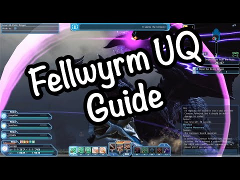 [PSO2] Crimson & Black Fellwyrm Guide