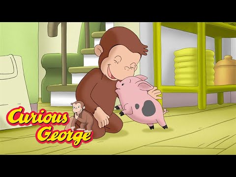 The cutest little pig 🐷 Curious George 🐵 Kids Cartoon 🐵 Kids Movies