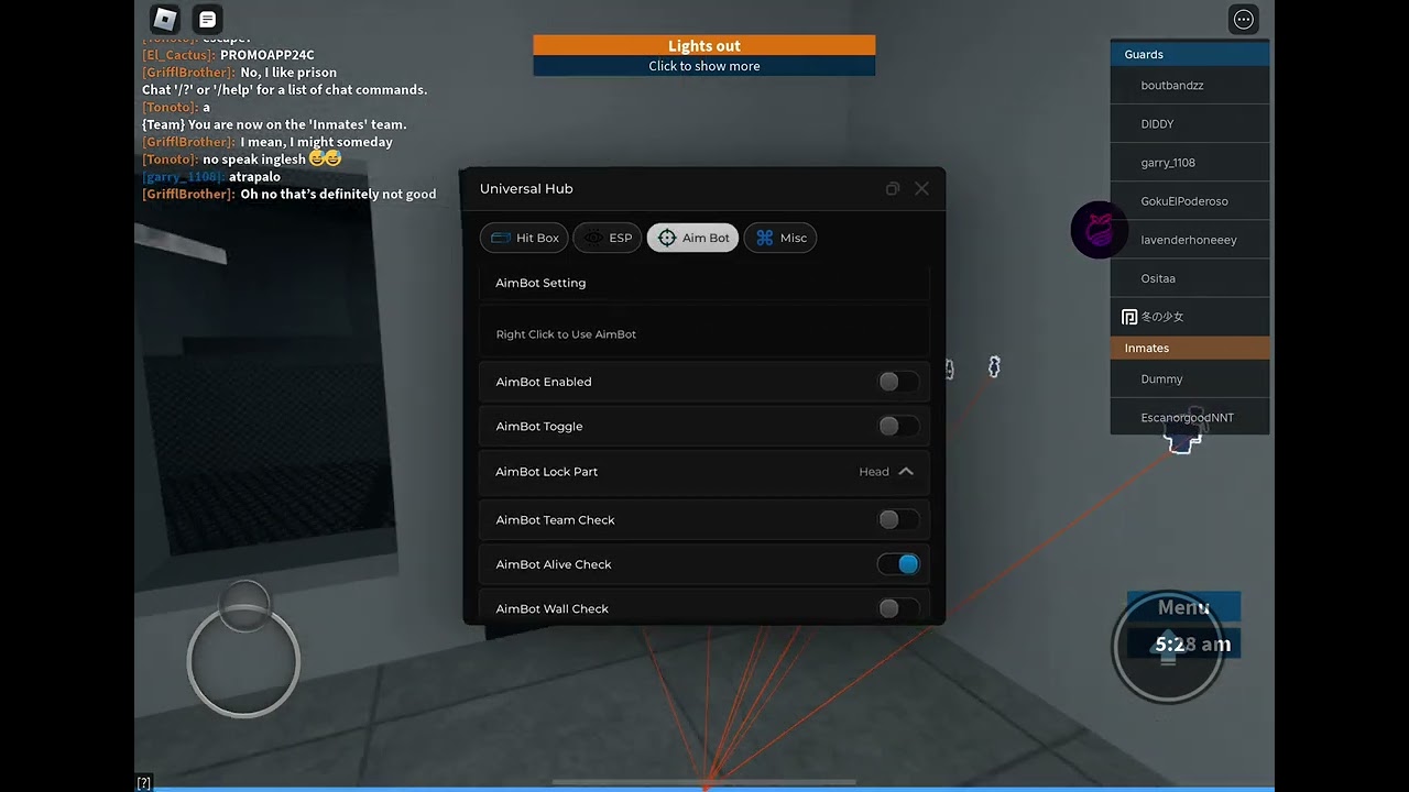 Roblox Fe Script Showcase (Universal Hub)